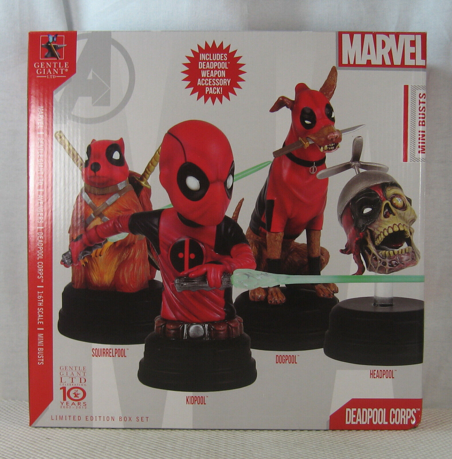 Deadpool Corps Mini Bust Box Set 265/630 Gentle Giant X-Men NEW SEALED ...