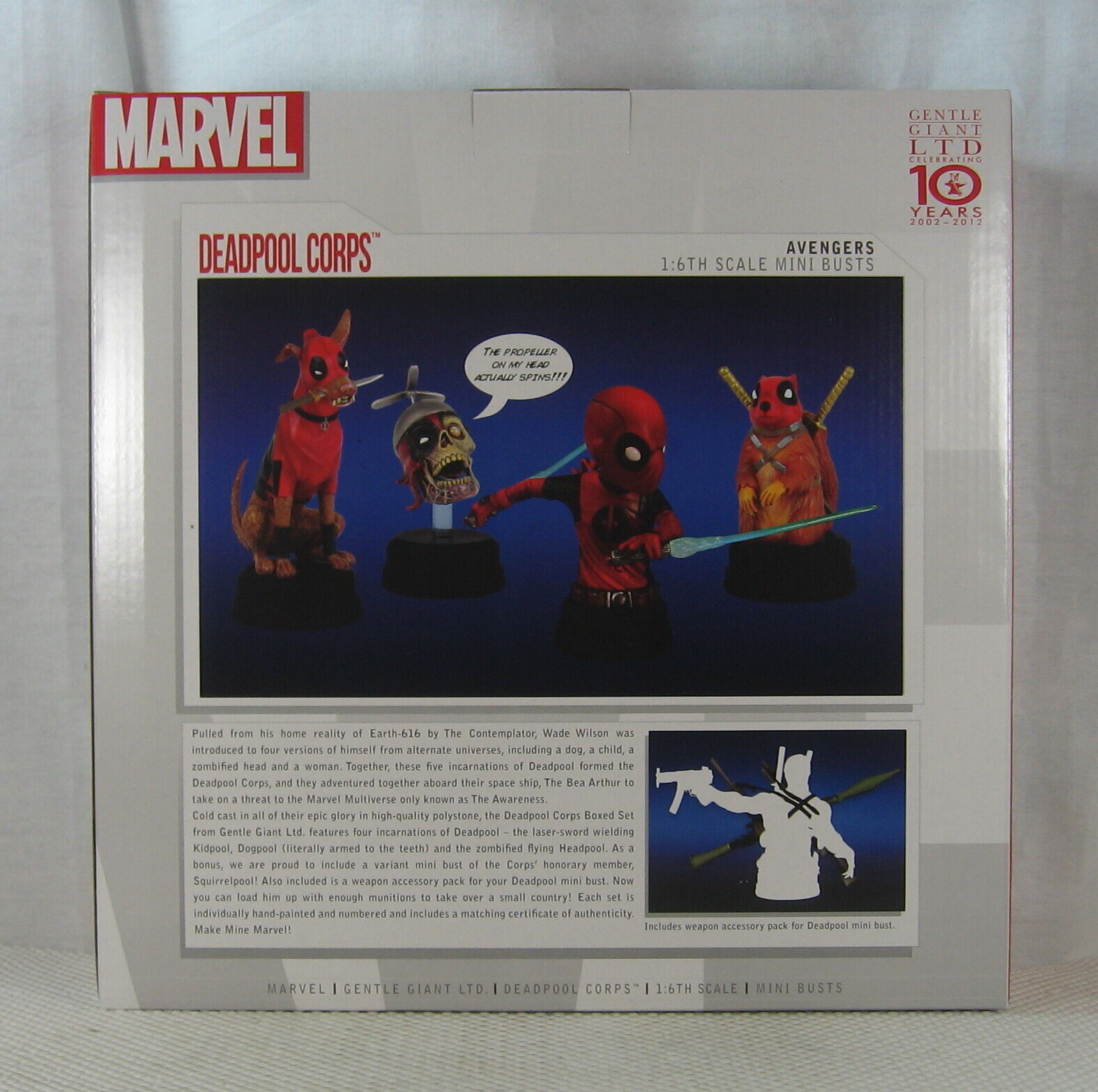 Deadpool Corps Mini Bust Box Set 265/630 Gentle Giant X-Men NEW SEALED ...