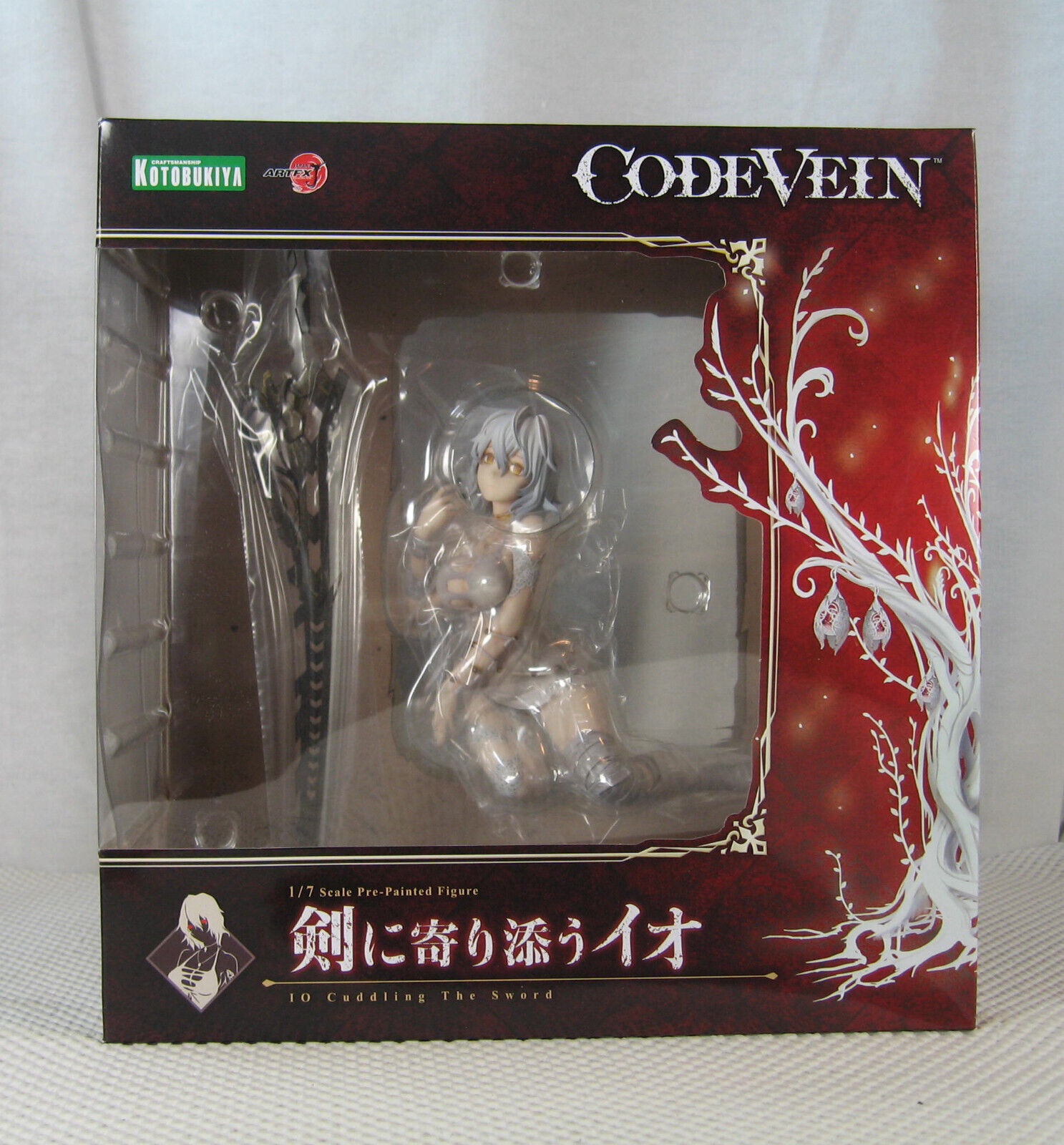 Kotobukiya Code Vein Io ArtFX J 1/7 Statue Cuddling The Sword NEW SEALED - Sunshine Comics
