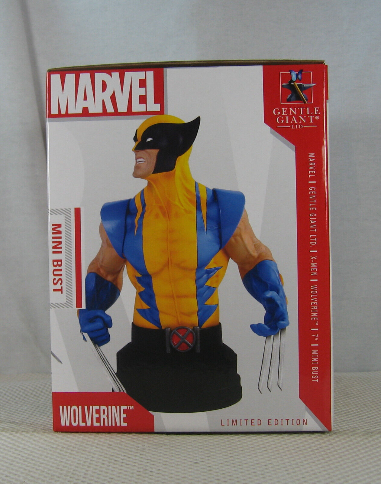 Gentle Giant Wolverine Mini Bust 177/850 Yellow Costume Marvel X-Men ...